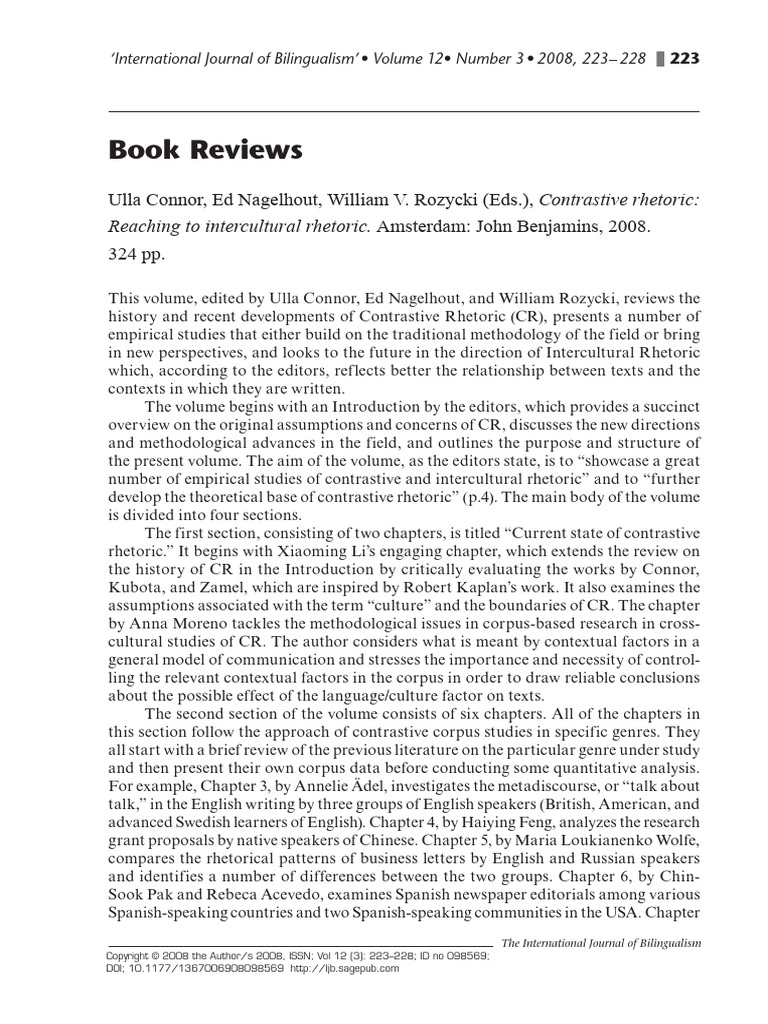 Book Reviews: Ulla Connor, Ed Nagelhout, William V. Rozycki (Eds ...