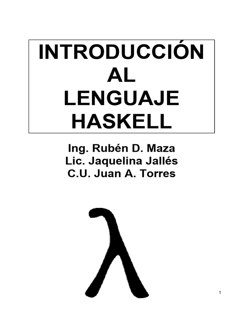 Haskell - Curso Introduccion | PDF | Programacion Funcional | Función ...