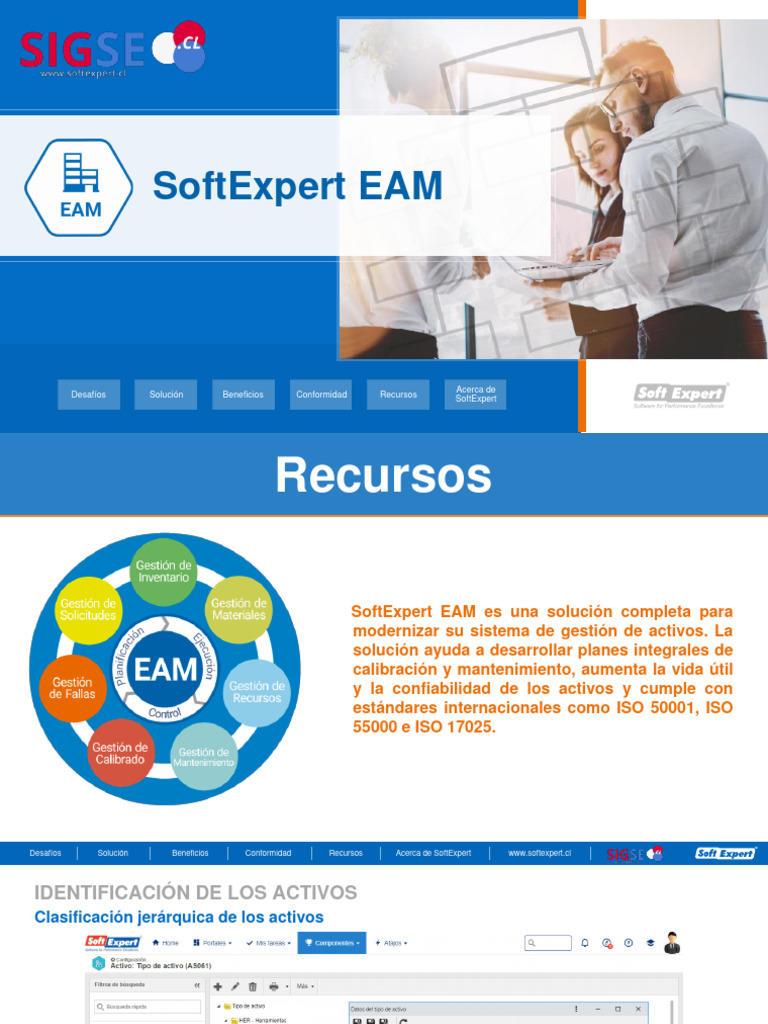 Gestión Eficiente de Activos con SoftExpert EAM | PDF | Calibración | Planificación