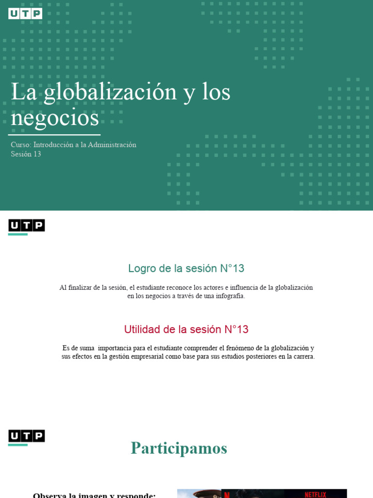 S13 La+Globaliz | PDF | Globalización | Comercio