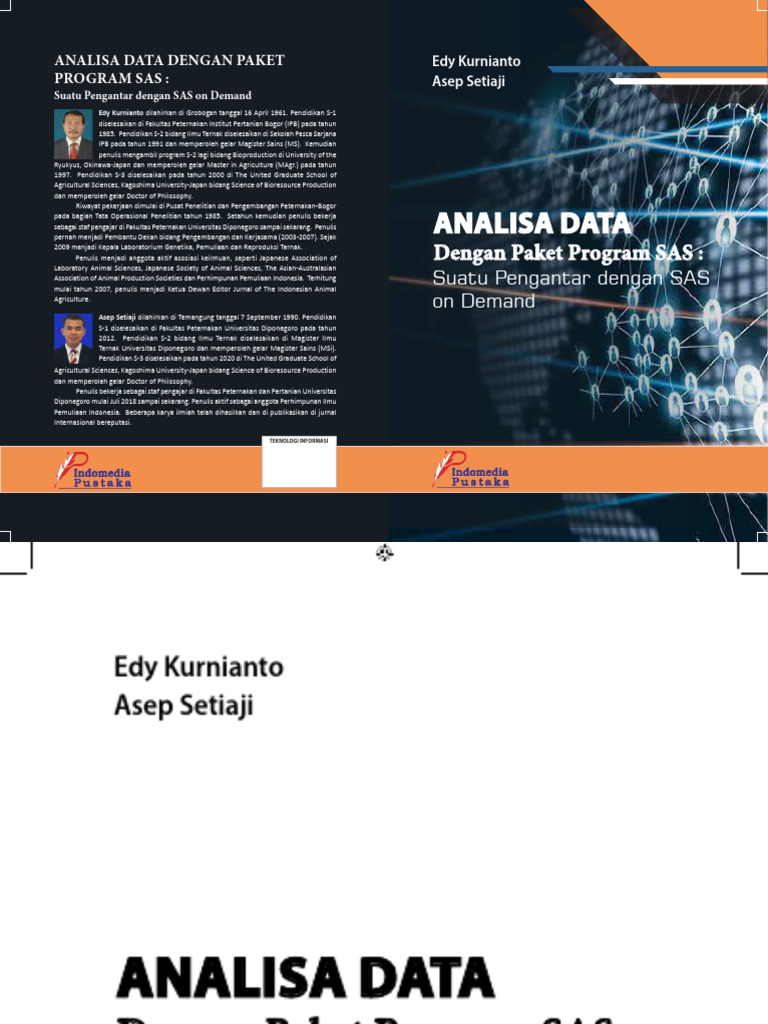 LengkapAnalisis Data Dengan Program SAS SAS On Demand | PDF