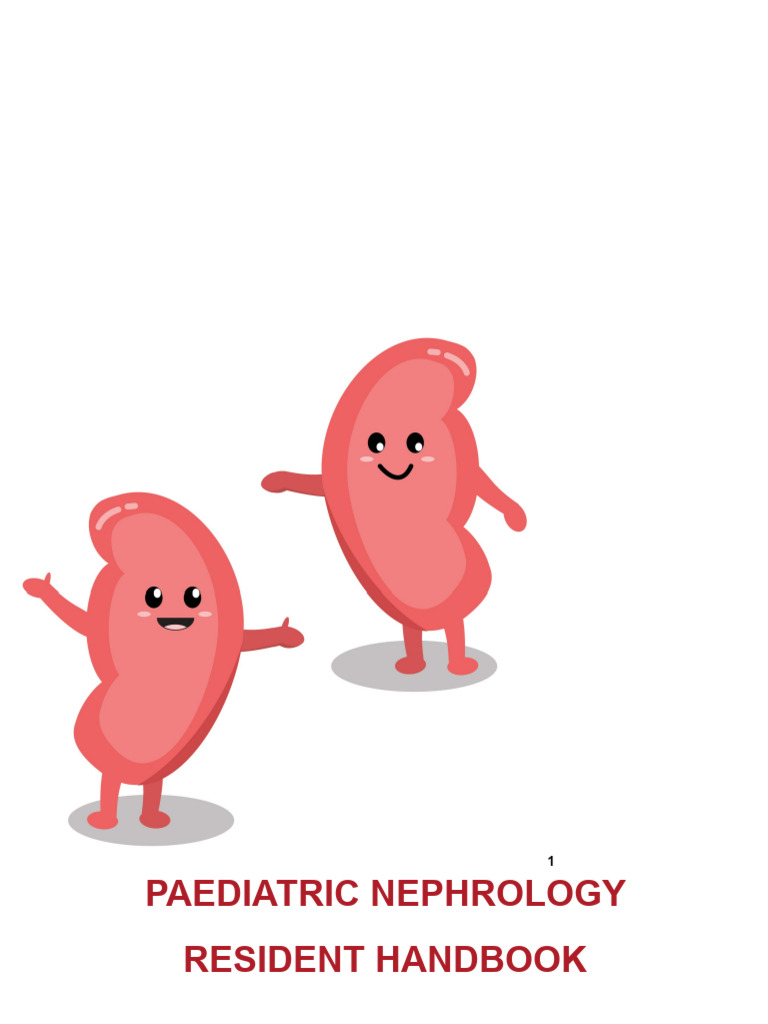 Paediatric Nephrology Resident Handbook | PDF | Kidney | Creatinine