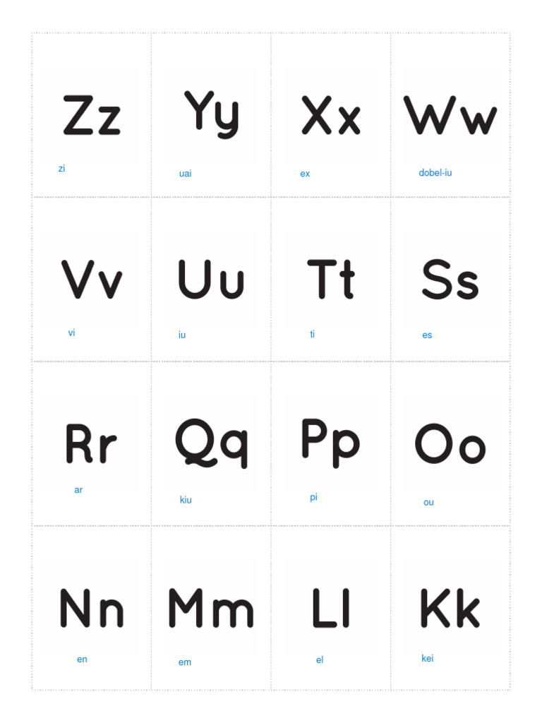 Alphabet Cards | PDF