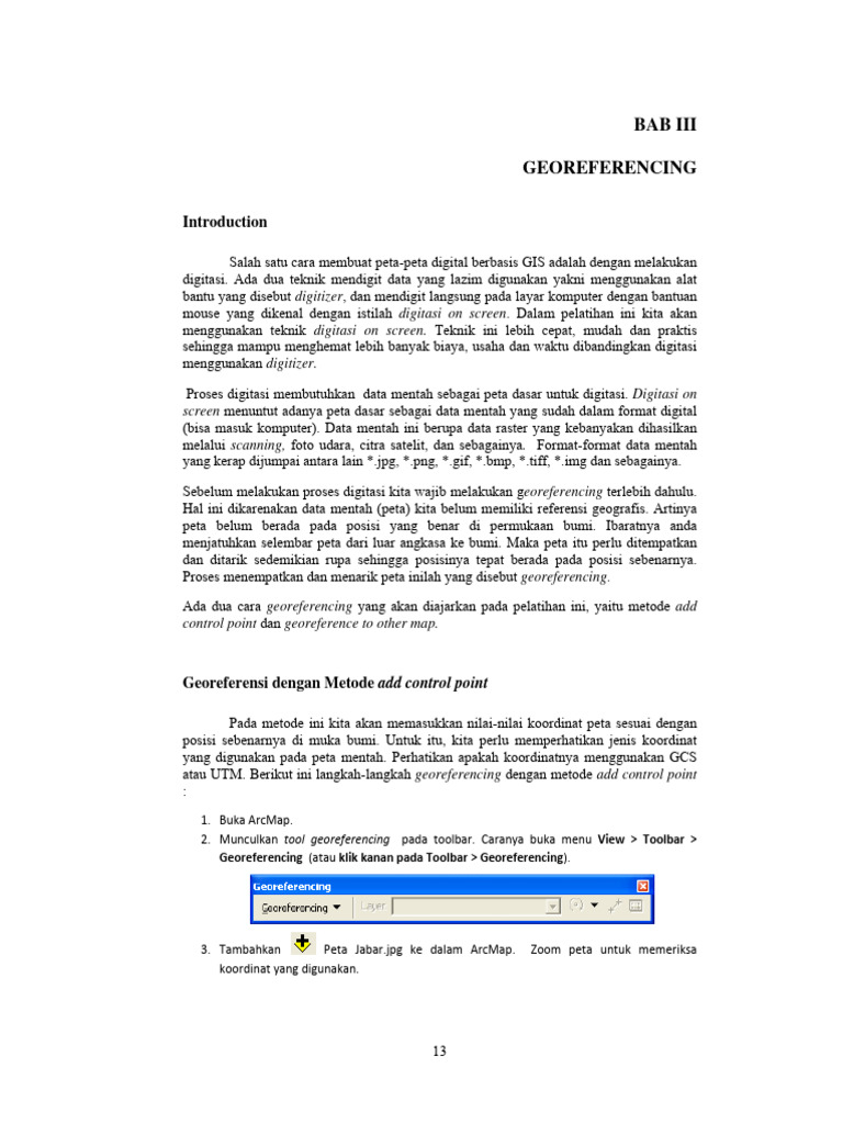 Georeferencing | PDF