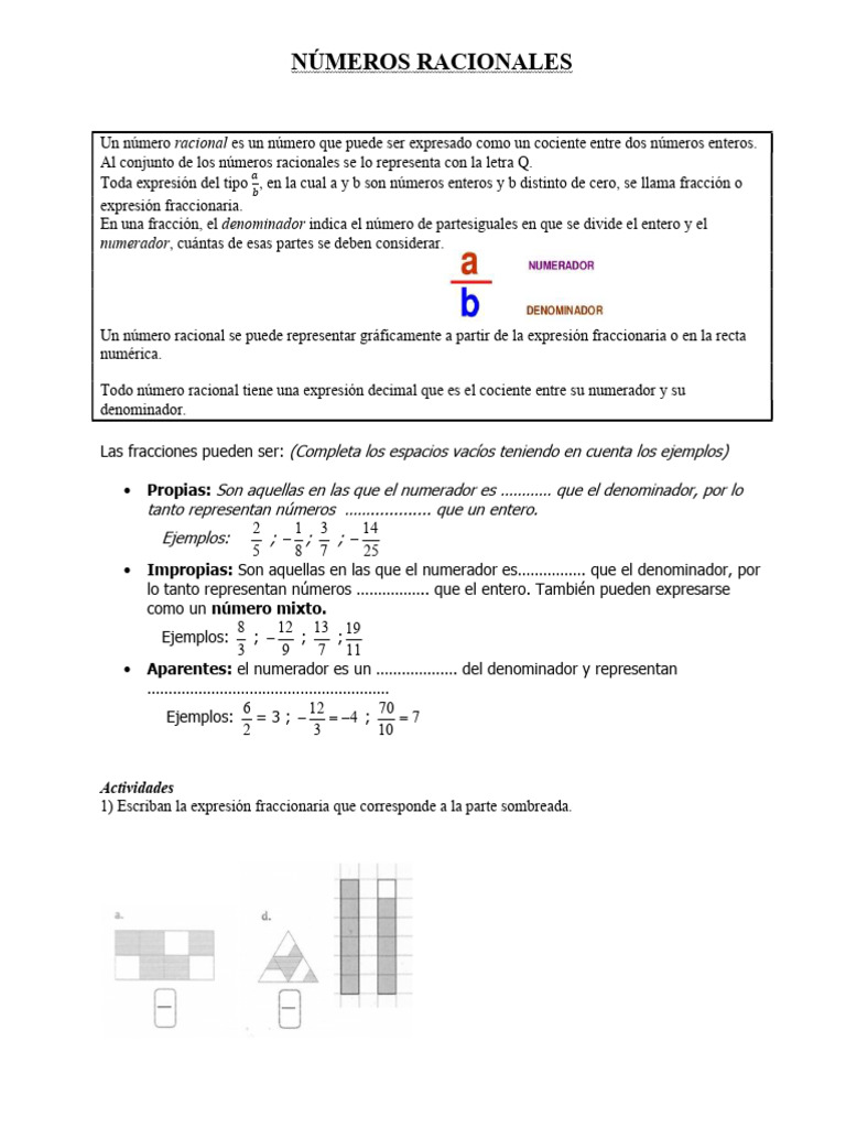 N-Meros Racionales | PDF | Número racional | Aritmética