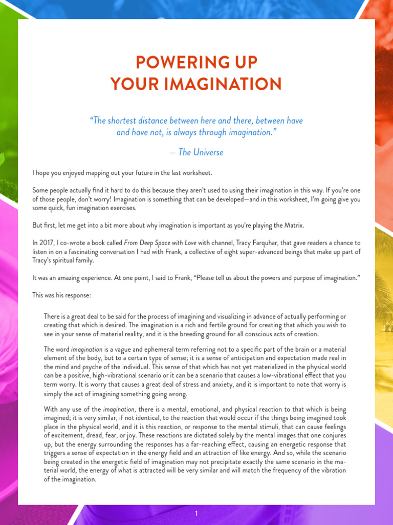 worksheet_3_power_up_your_imagination | PDF | Imagination | Feeling