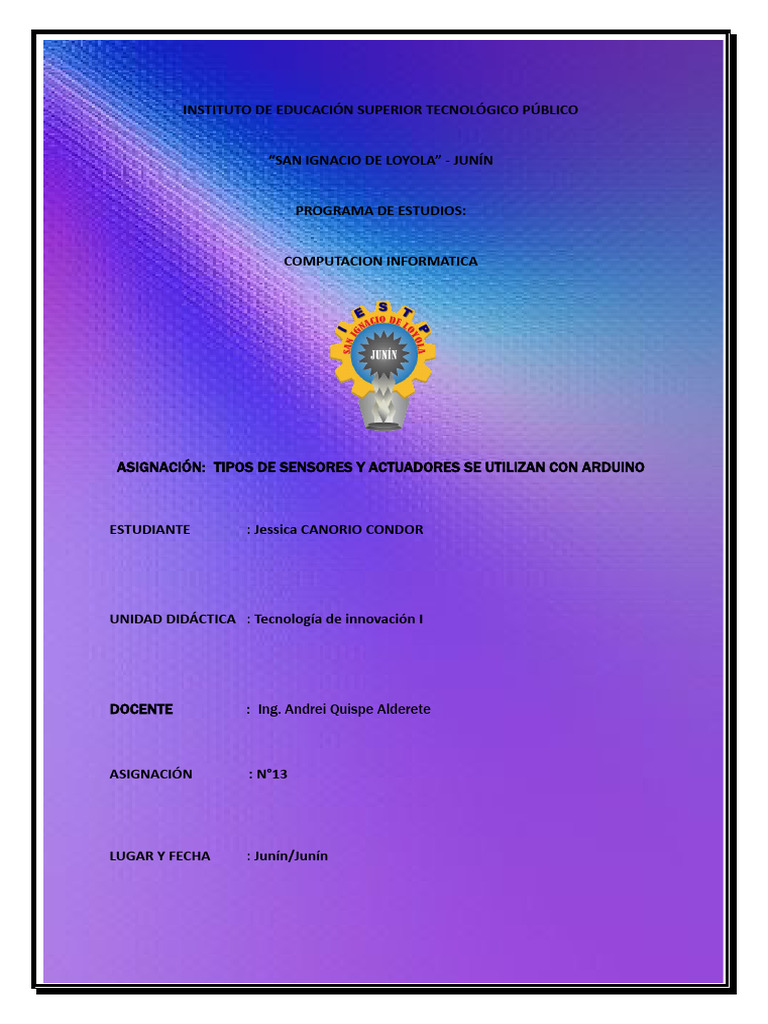 Sensores y Actuadores para Arduino | PDF | Solenoide | Sensor
