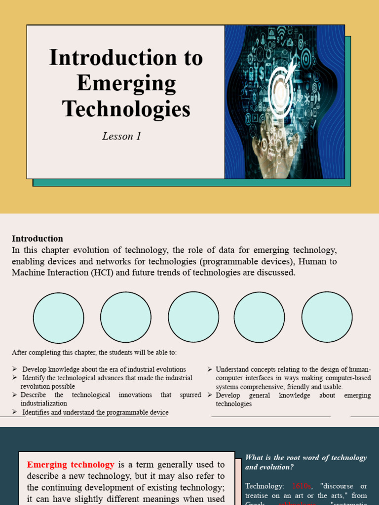 Lesson-1 - Introduction-to-Emerging-Technologies (1) Repaired | PDF | Human–Computer Interaction ...