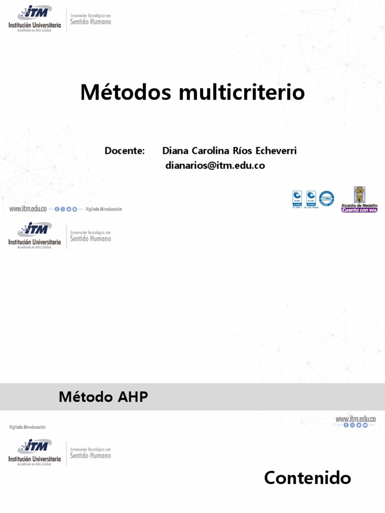 2 - Método AHP | PDF | Matriz (Matemáticas) | Matemáticas