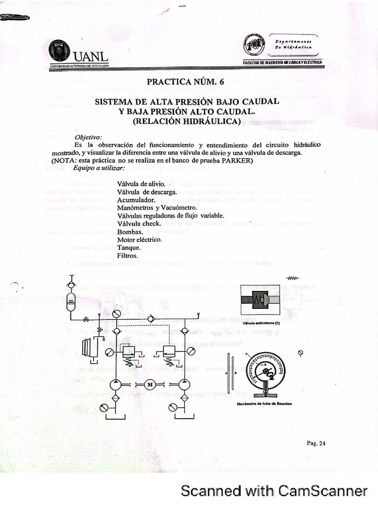Práctica 6 Lab de Potencia Fluida | PDF