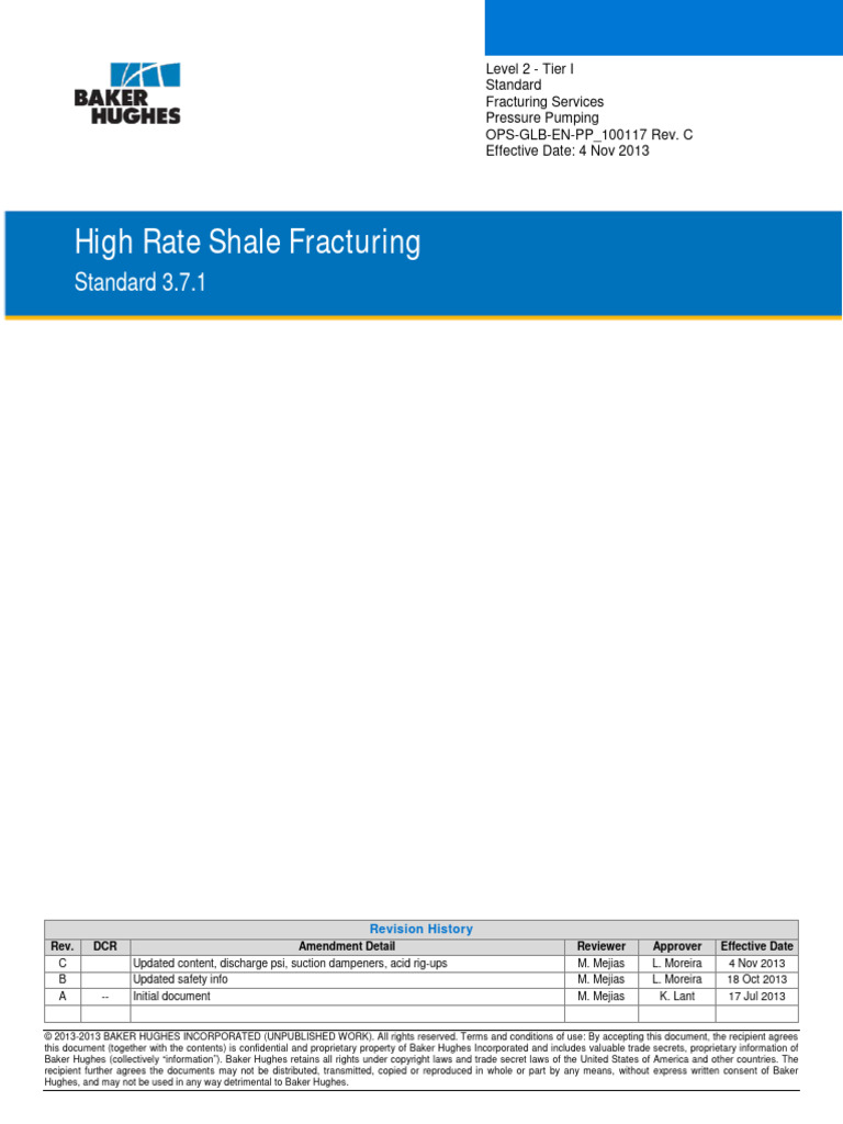 3.7.1 High Rate Shale Fracturing | PDF | Pump | Valve