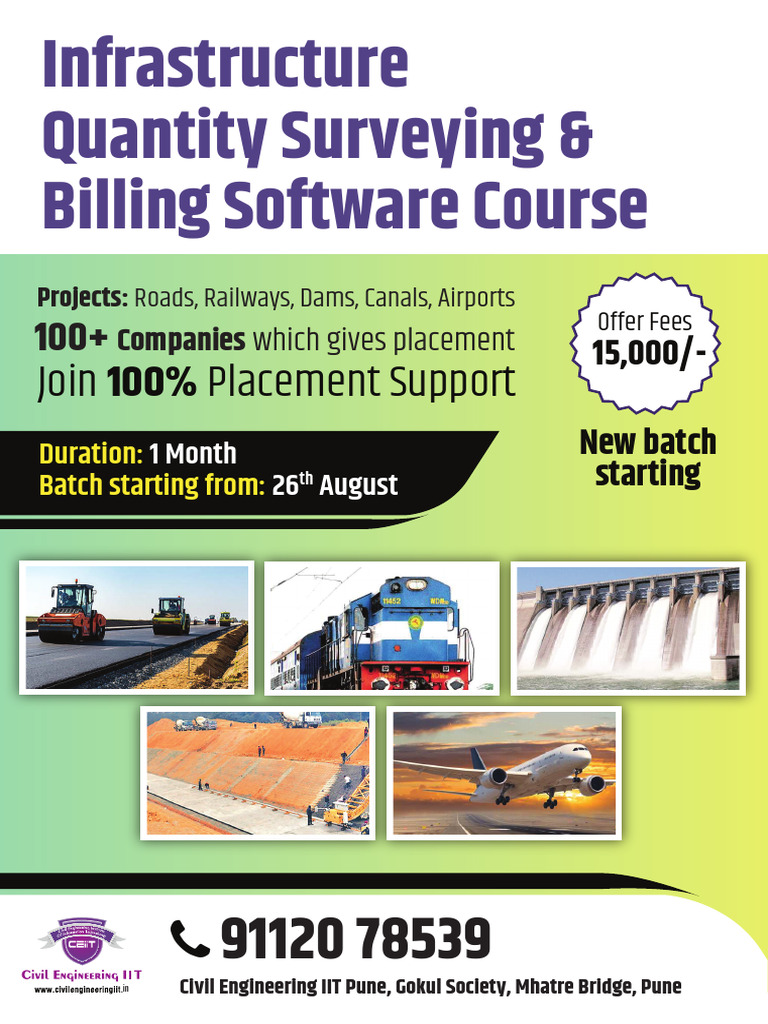 Infrastructure QS Billing & Planning | PDF | Computer Aided Design ...