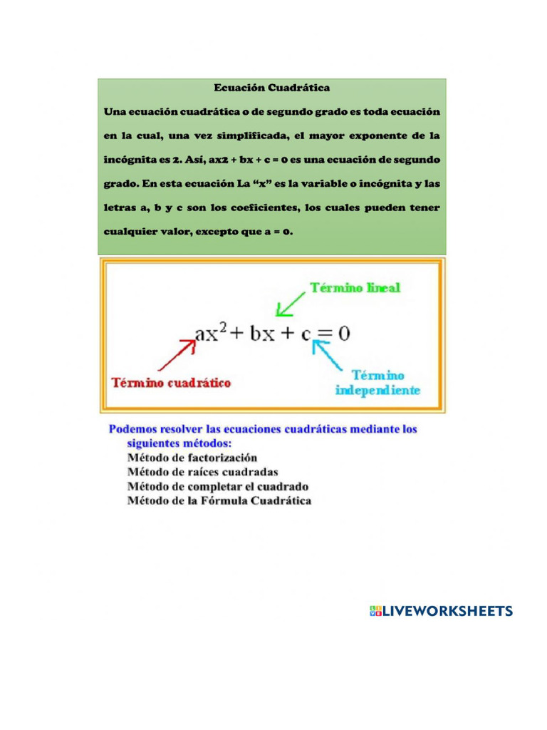 Ecuacion Cuadratica | PDF