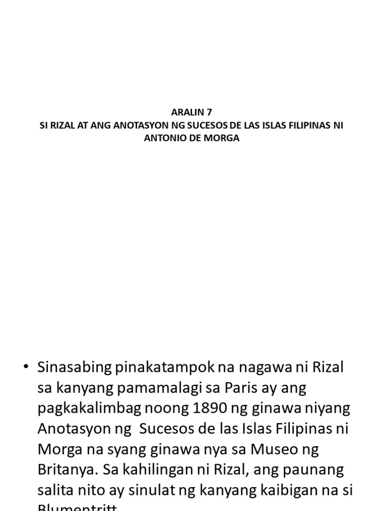 Aralin 7 Rizal | PDF