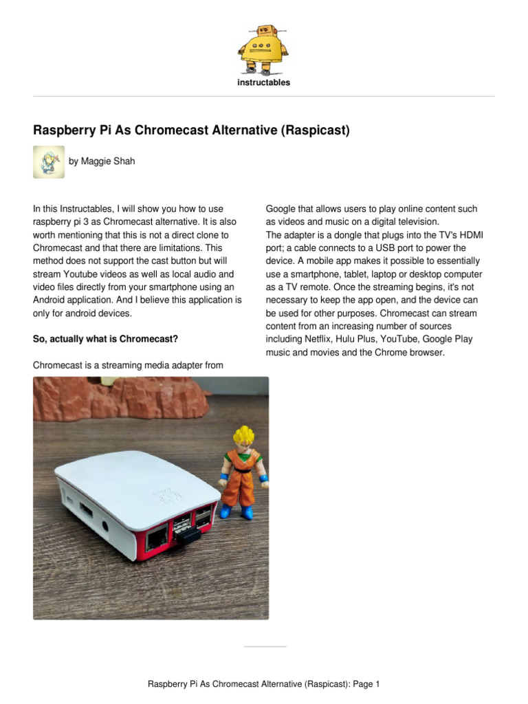 Raspberry-Pi-project - Média Cast | PDF | Computer Architecture ...