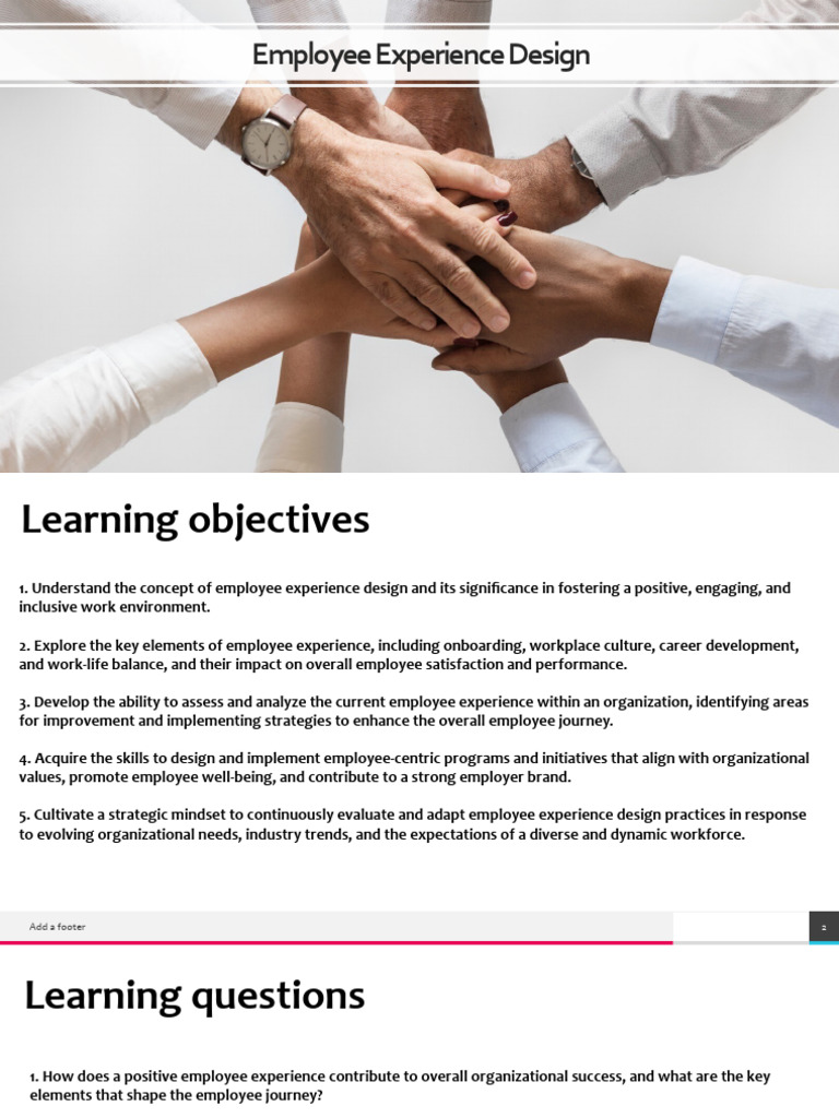Employee Experience Design | PDF | Employee Retention | Employment