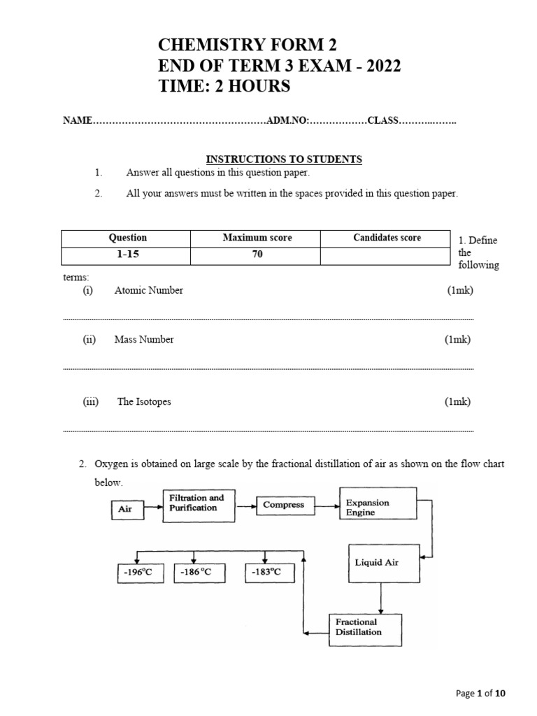 CHEM F2 QN | Download Free PDF | Gases | Chemical Compounds