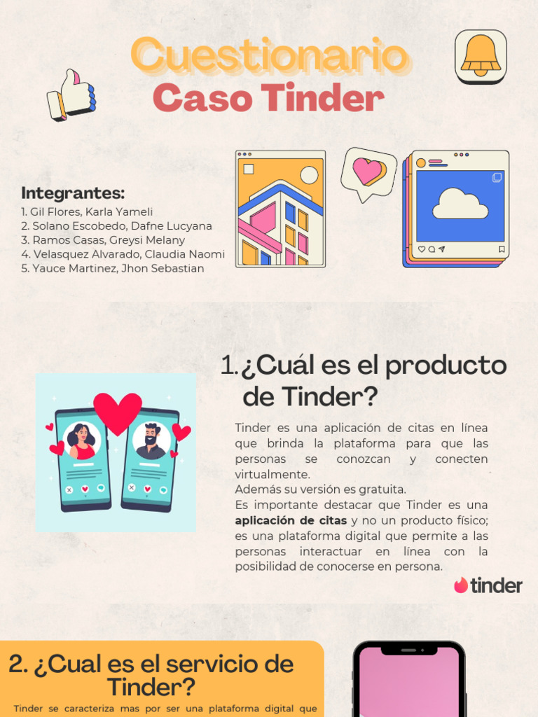 CASO TINDER - Marketing I | PDF | Yesca (aplicación) | Motivación
