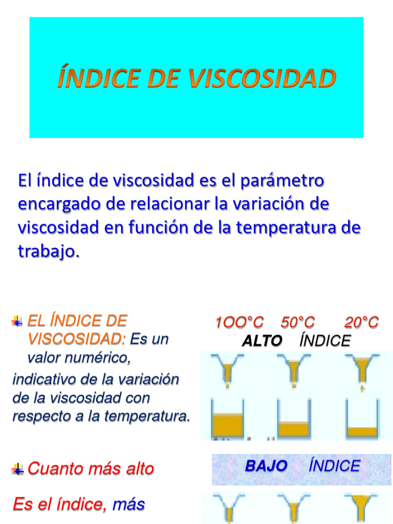 6 - Indice de Viscosidad | PDF | Viscosidad | Cantidades fisicas