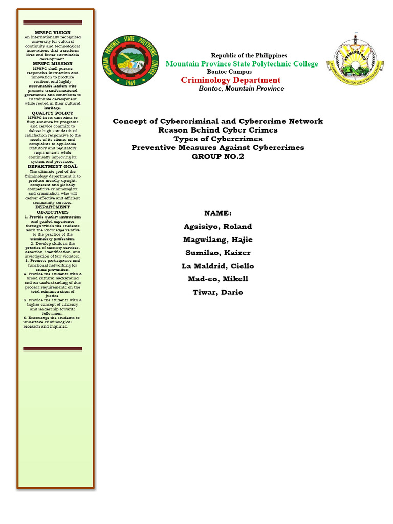 Intro To Cybercrime Report2 | PDF | Cybercrime | Identity Theft