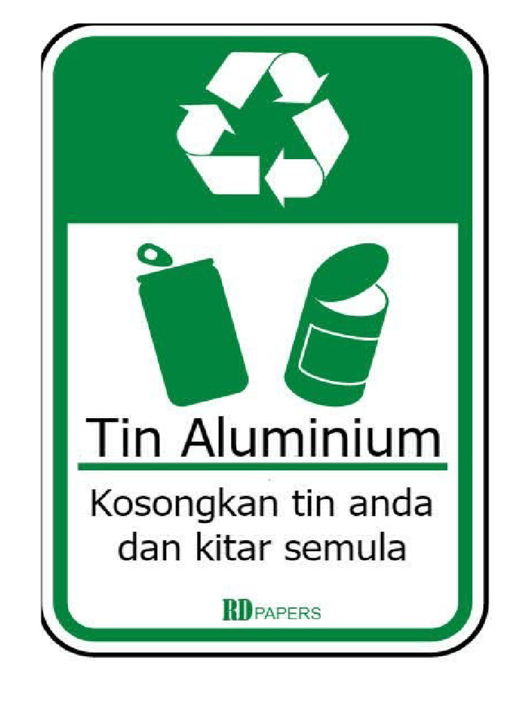 label tong kitar semula | PDF