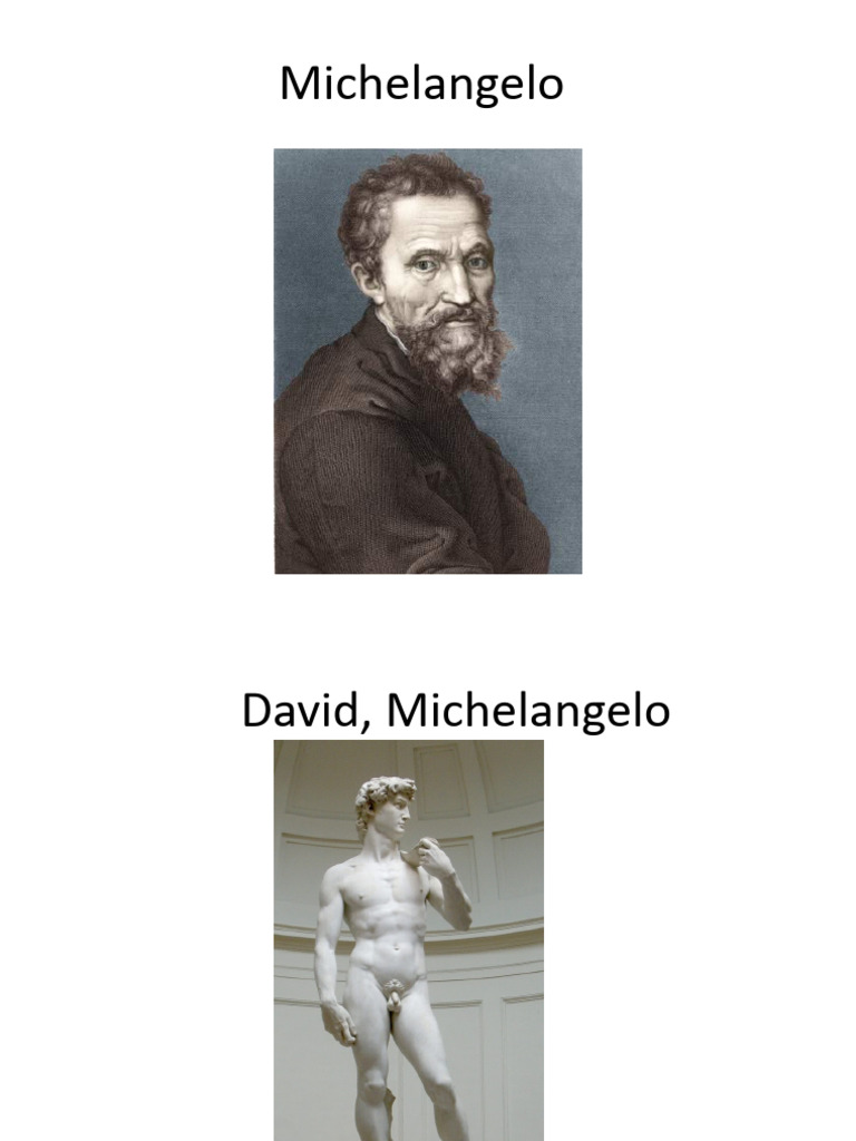 Michelangelo Student Slides | PDF | Poetry