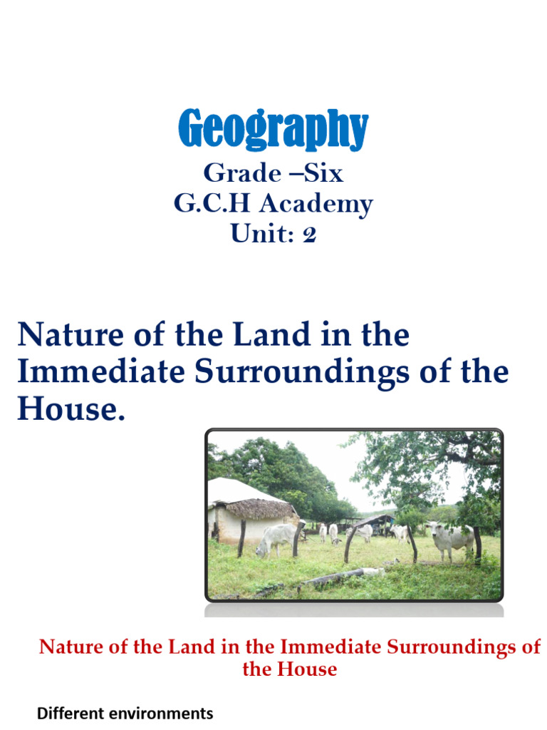 Geography Unit 2 | PDF | Agriculture | Plants