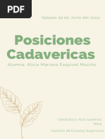 Interpretación Criminalística de Las Posiciones Cadavéricas | PDF | Ciencia forense | Términos ...