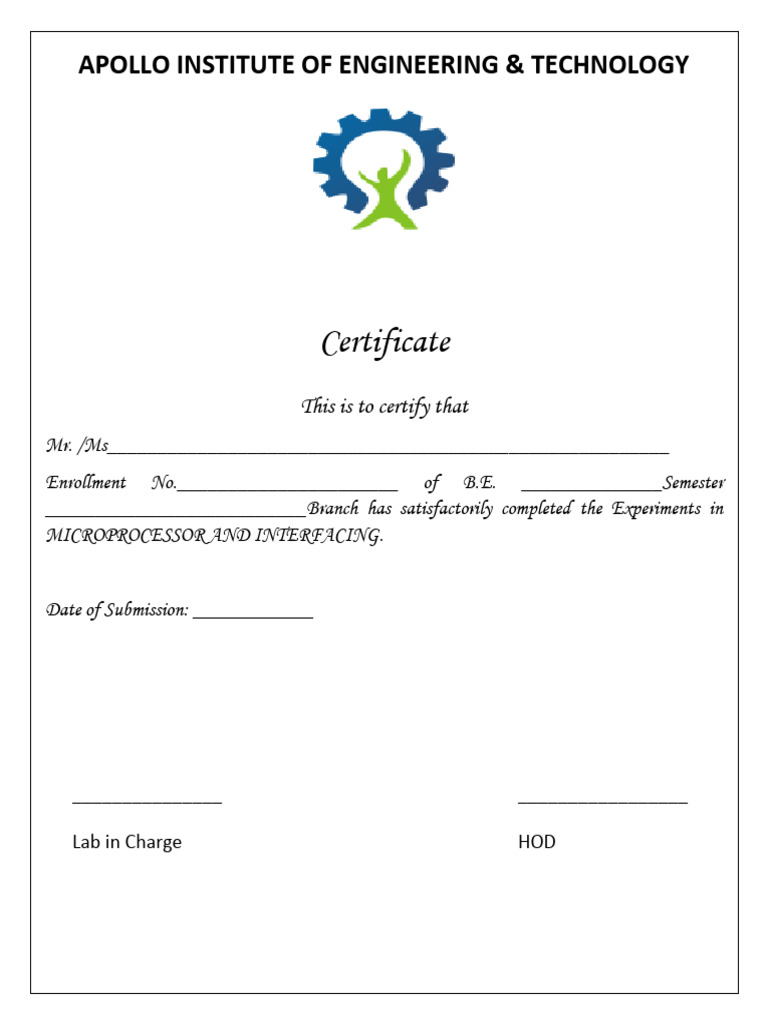 Mi Lab Manual | PDF | Binary Coded Decimal | Bit
