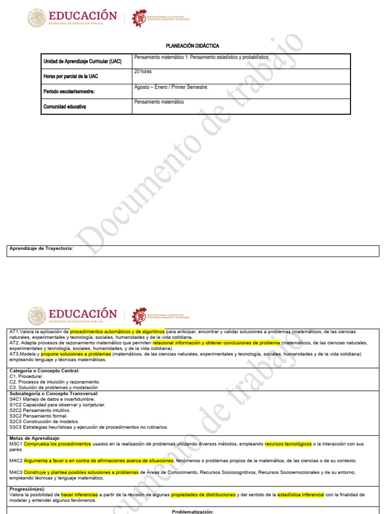 Presentacion P15 | PDF | Matemáticas | Estadísticas