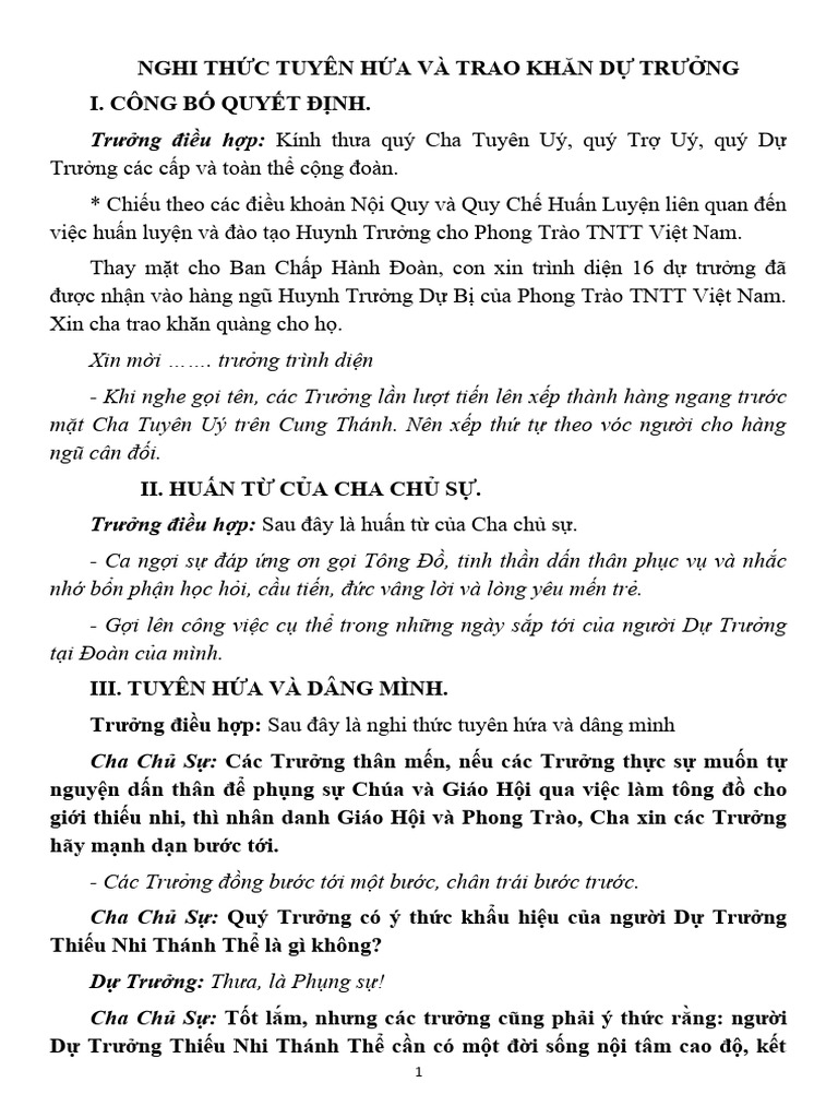 Nghi TH C Tuyên H A D Trư NG | PDF