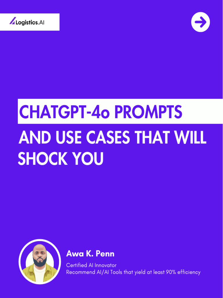ChatGPT-4o Use Cases and Prompts | PDF | Microsoft Power Point | Artificial Intelligence