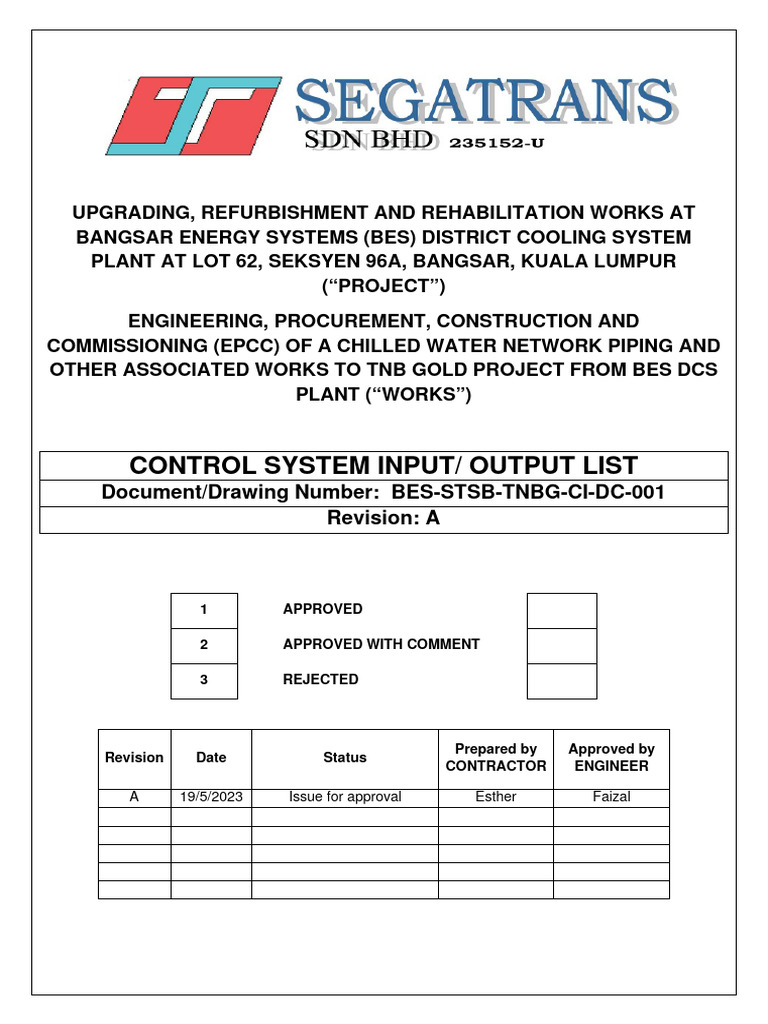 Bes STSB TNBG Ci DC 001 A | PDF | Computers | Technology & Engineering