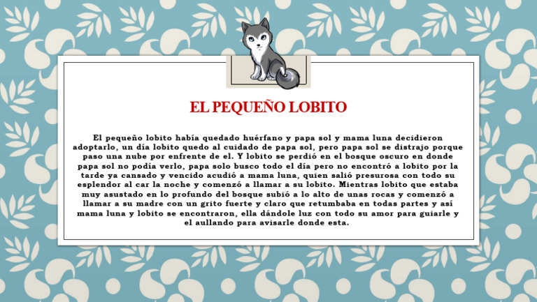 El Pequeño Lobito | PDF