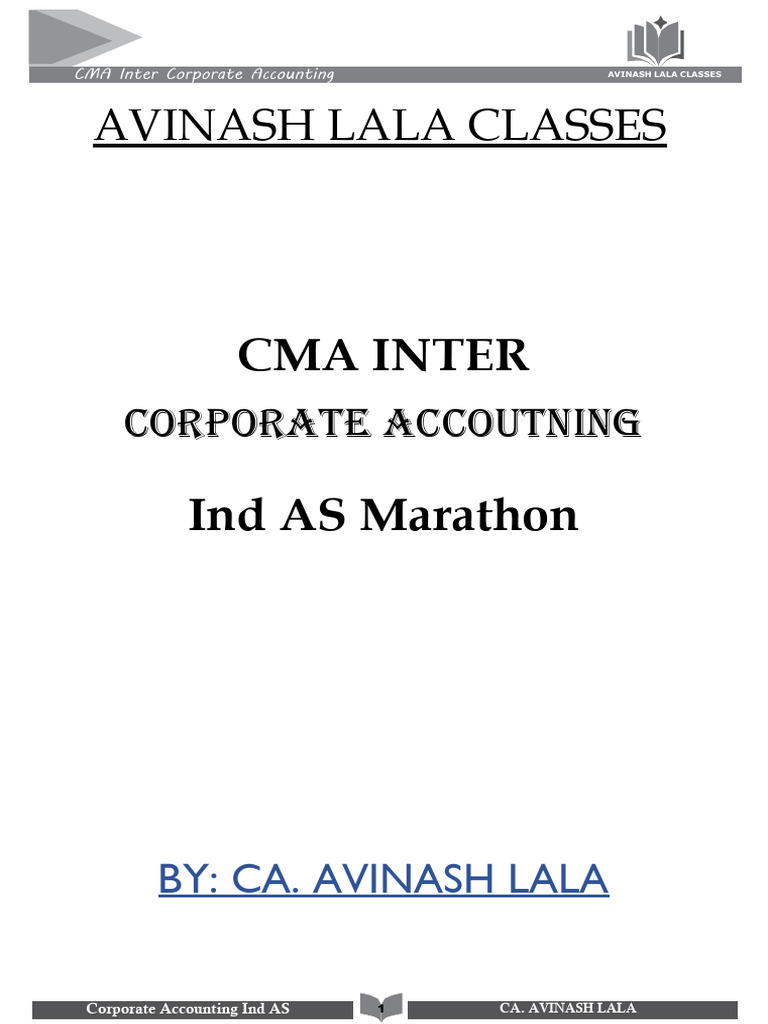 CMA Inter Ind As Question Bank | PDF | Inventory | Dividend
