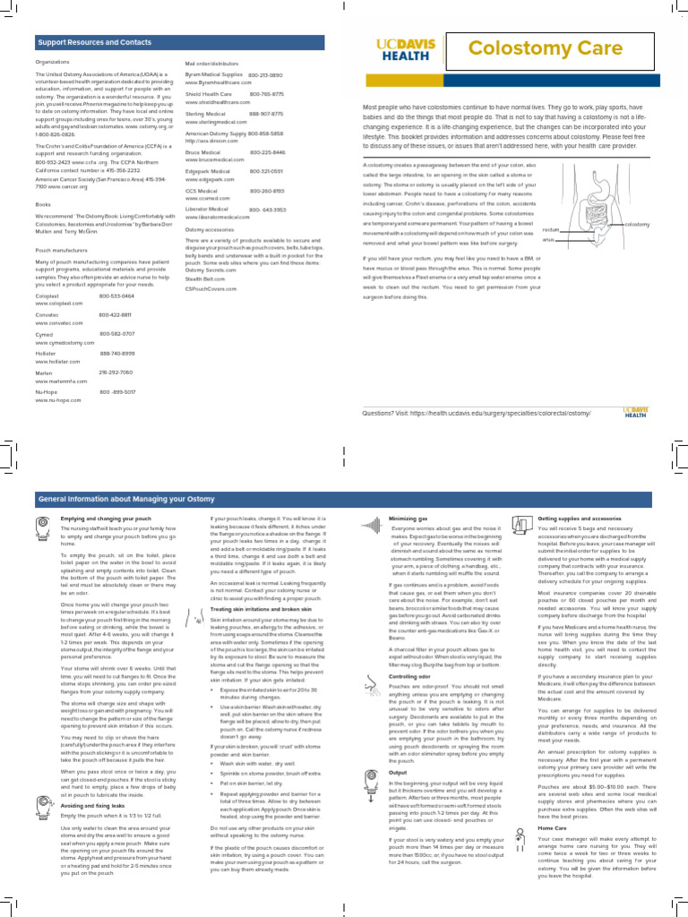 colostomy-care | PDF | Gastroenterology
