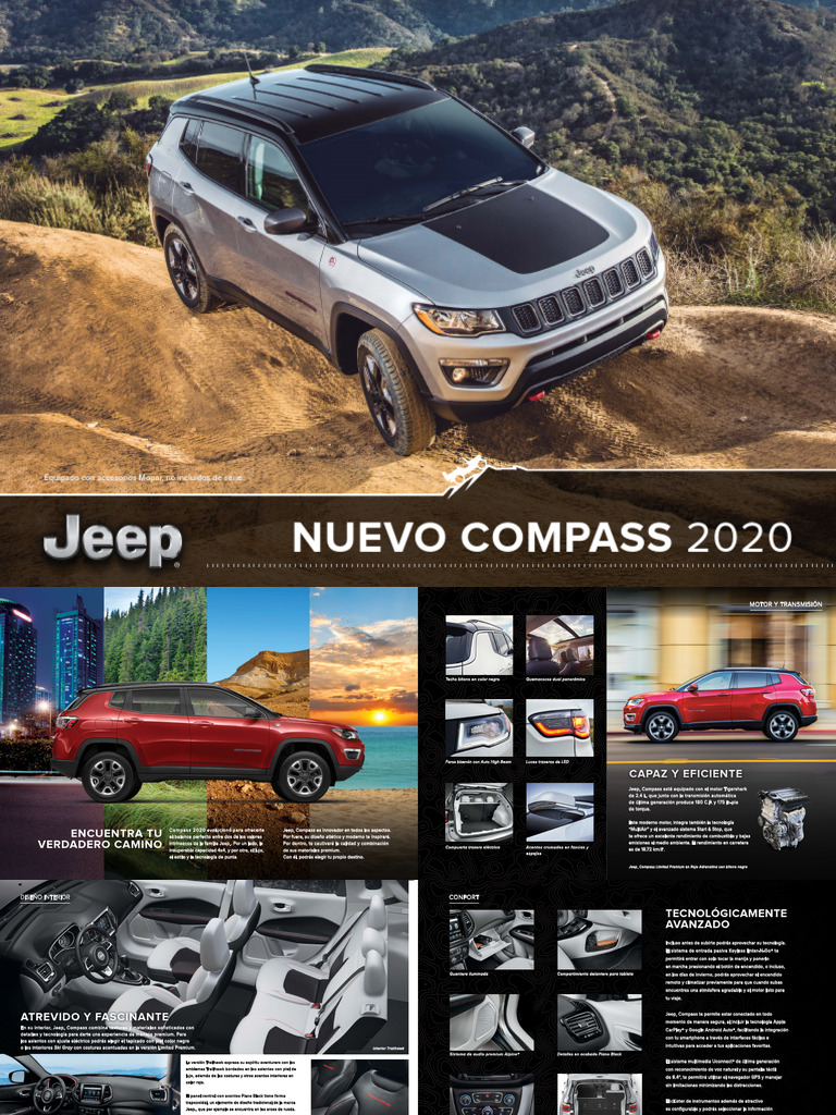2020 - Ficha Técnica - Jeep - Compass | PDF | Tracción en las cuatro ...