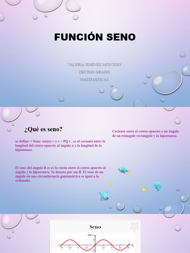 Función Seno | PDF | Geometría euclidiana | Matemática Elemental