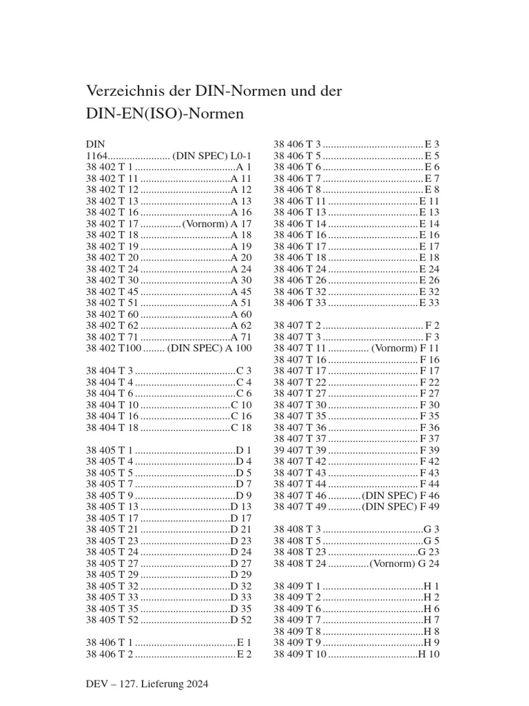 Normes DIN et DIN-EN 2024 | PDF | Maison et jardin | Ordinateurs
