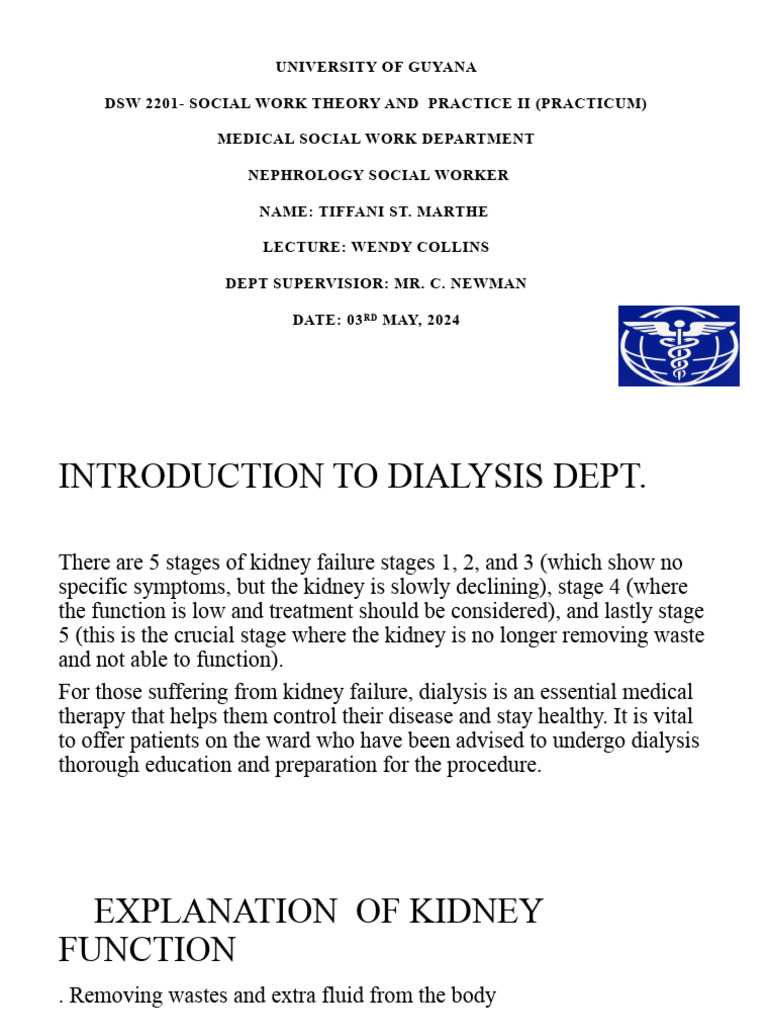 Practicum Presentation | PDF | Kidney | Chronic Kidney Disease