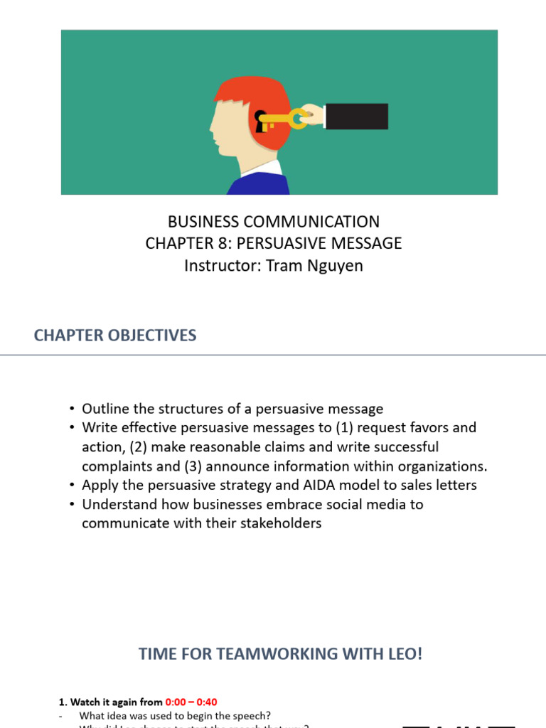 2024 BC - Chapter 8 (TN) | PDF | Credibility | Attitude (Psychology)