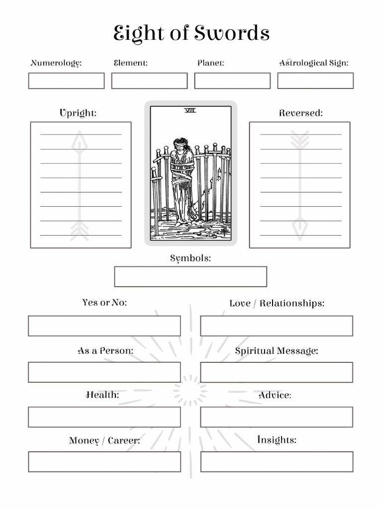 8 Eight of Swords | PDF