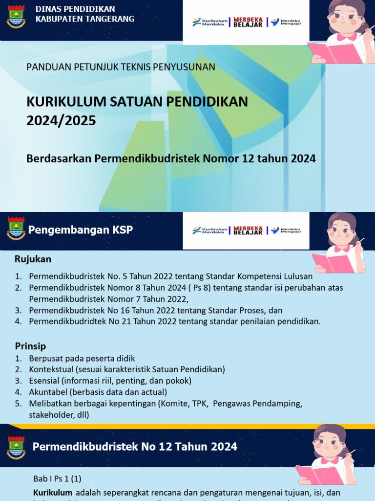Revisi Panduan-Penyusunan-KSP Permendikbud Nomor 12 Tahun 2024 | PDF