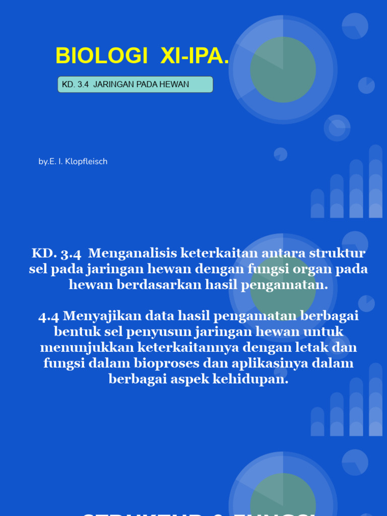 Struktur dan Fungsi Jaringan Hewan | PDF | Sains & Matematika