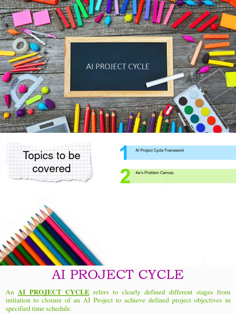 AI PROJECT CYCLE | Download Free PDF | Artificial Intelligence | Intelligence (AI) & Semantics