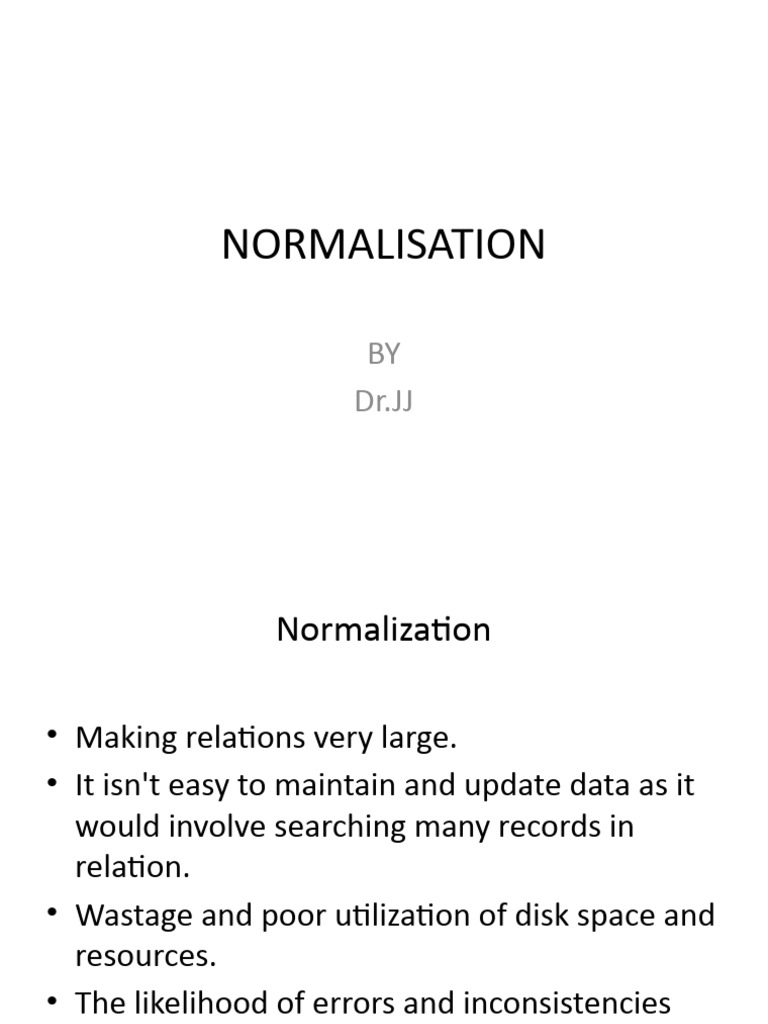 NORMALISATION | PDF | Databases | Data Management