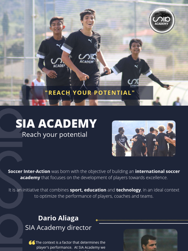 SIA Academy: Soccer Training Excellence | PDF | Psychology ...