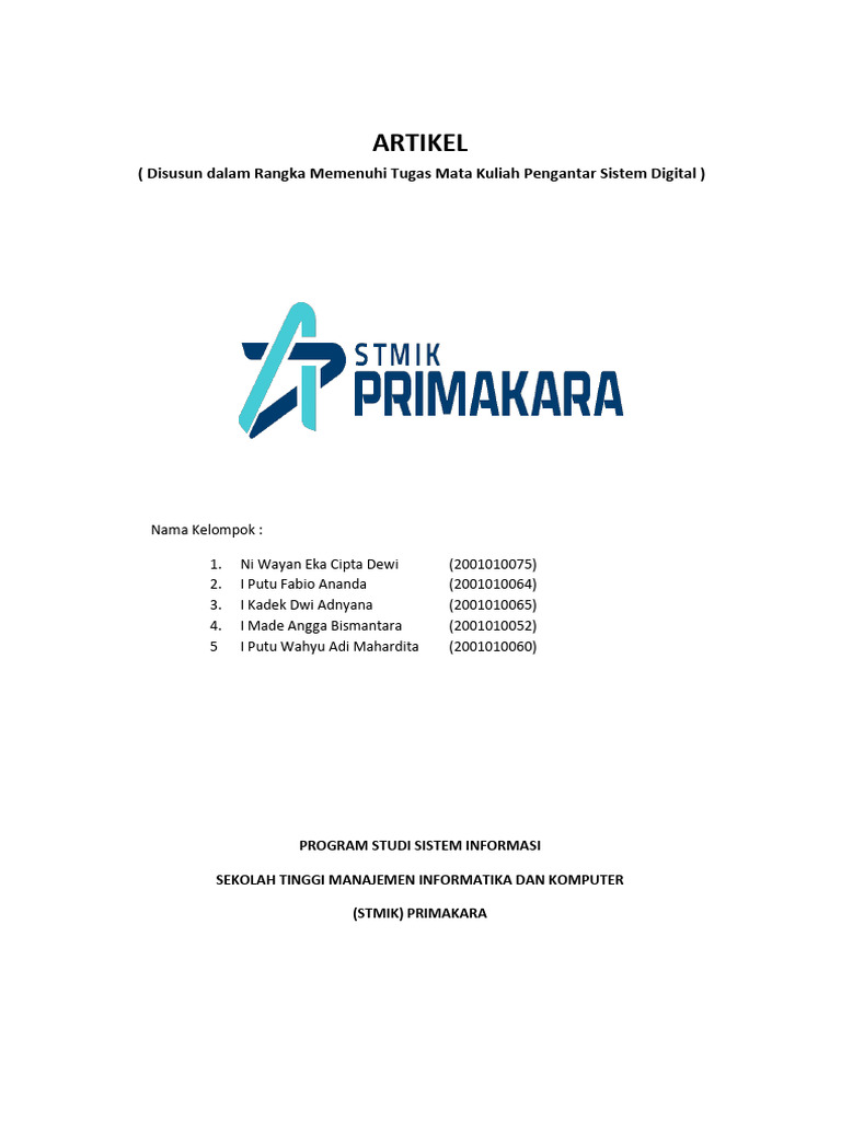 Fungsi dan Contoh IC Digital | PDF