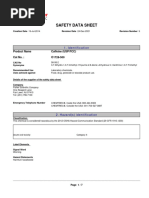 Material Safety Data Sheet Caffeine | PDF | Dangerous Goods | Personal ...
