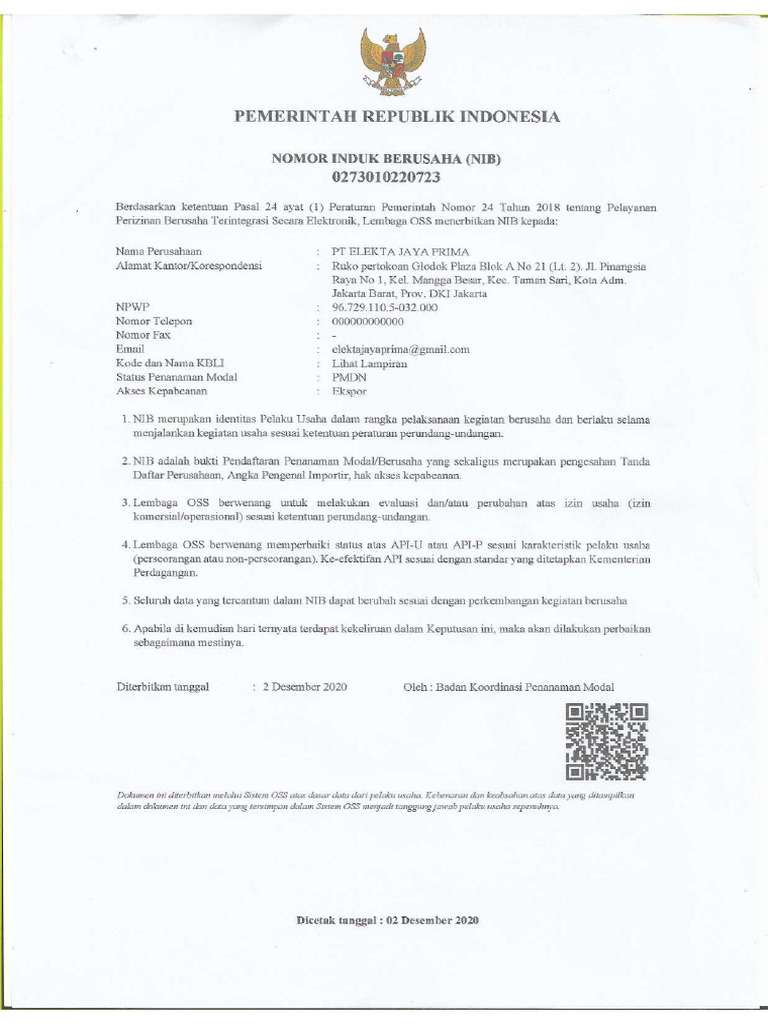 Nib Pt. Ejp (1-2) | PDF